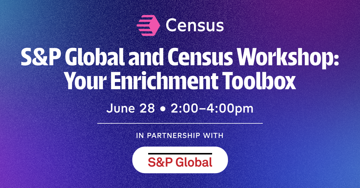 S&P & Census Workshop